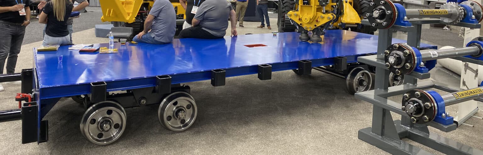 Rail Bound Utility Cart - Swingmaster
